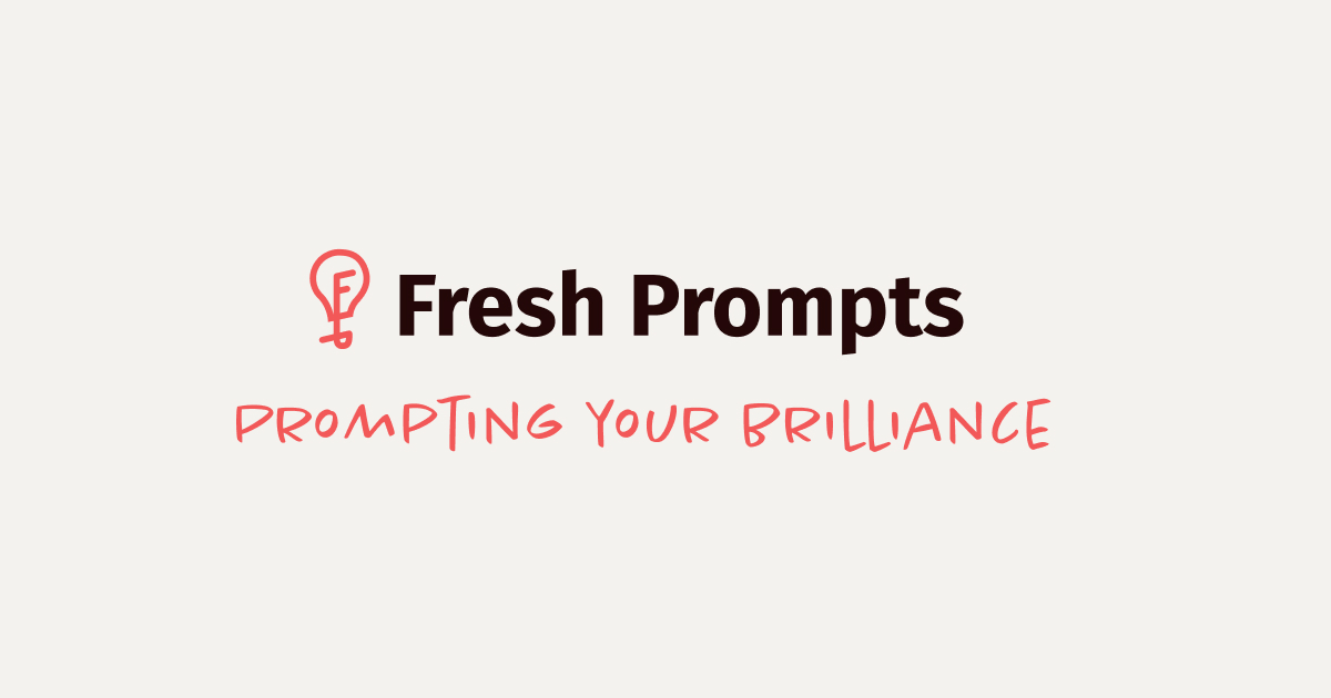 Fresh Prompts - Daily Drawing Prompts for Creatives and Artists